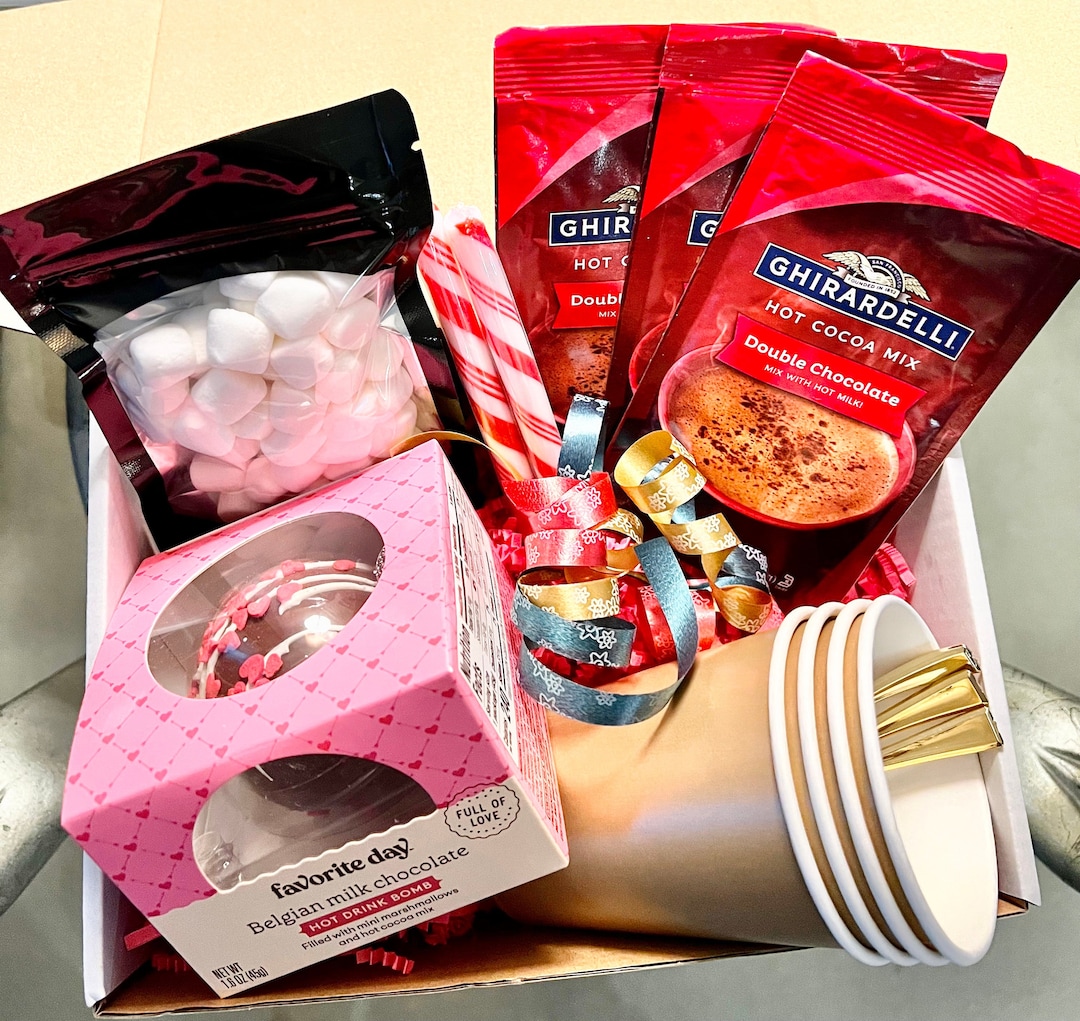 Hot Chocolate Gift Box Birthday Christmas Gift Idea care Package Hot ...