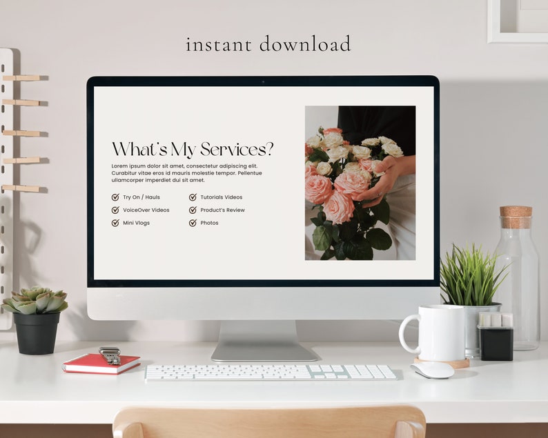 UGC Creator Portfolio Website Template Content Creator Landing Page UGC ...