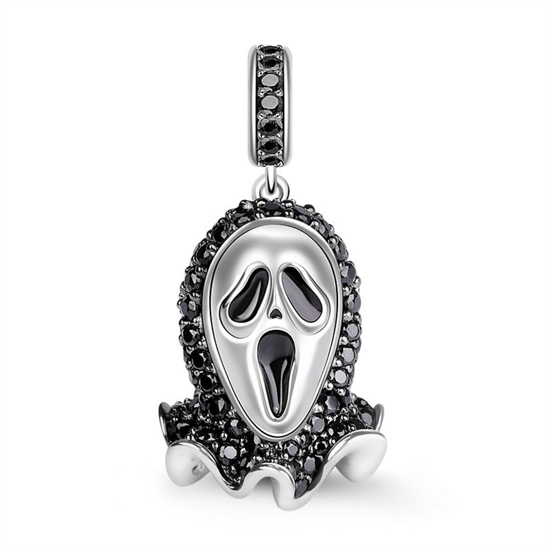 Scream Horror Mask Charm Crystal Ghost Face Charm Pandora Bracelet Fit ...