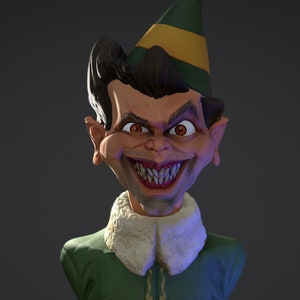 Evil Elf 3D Printable .stl - Etsy