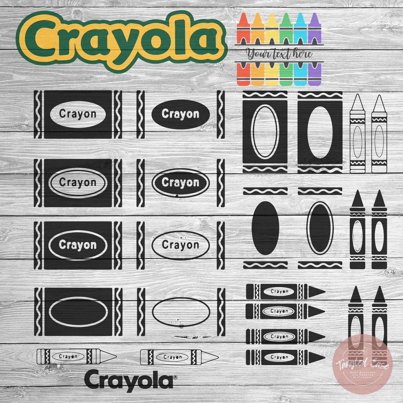 Crayola Svg | Crayon Group Costume | Crayon Family Costume | Easy ...