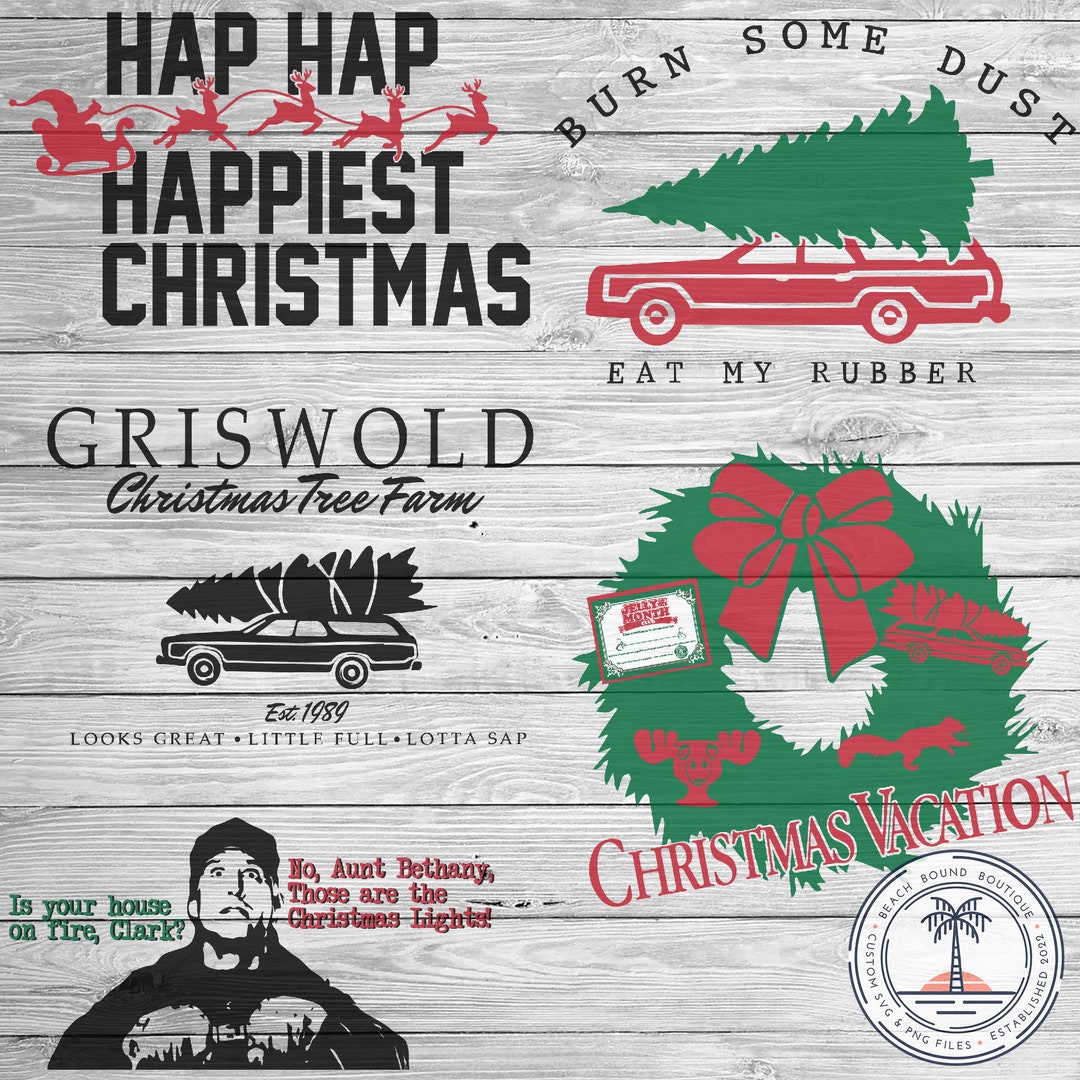 Hap Hap Happiest Christmas SVG | Burn Some Dust Eat My Rubber SVG ...
