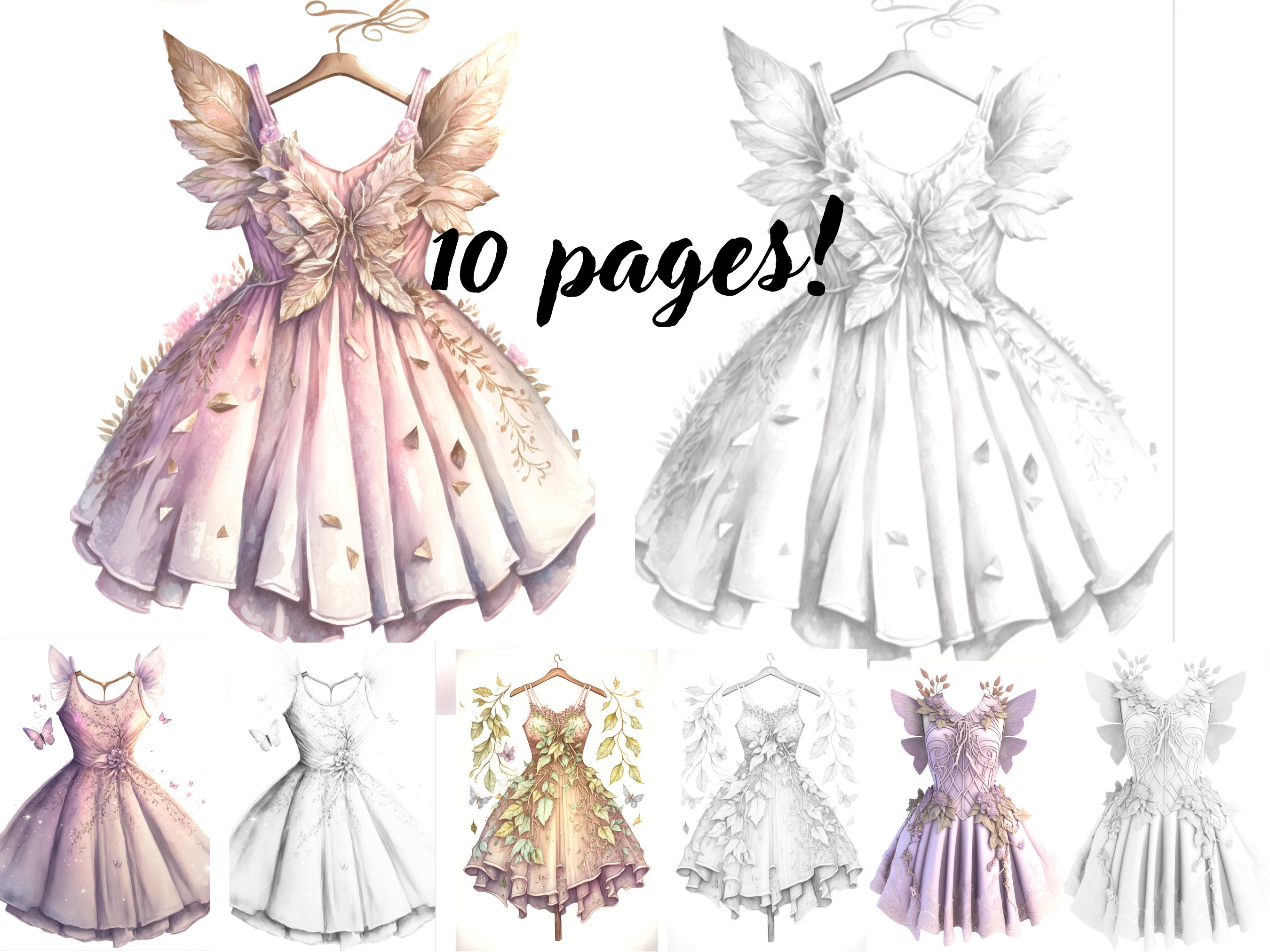 Fairy Dress Drawing