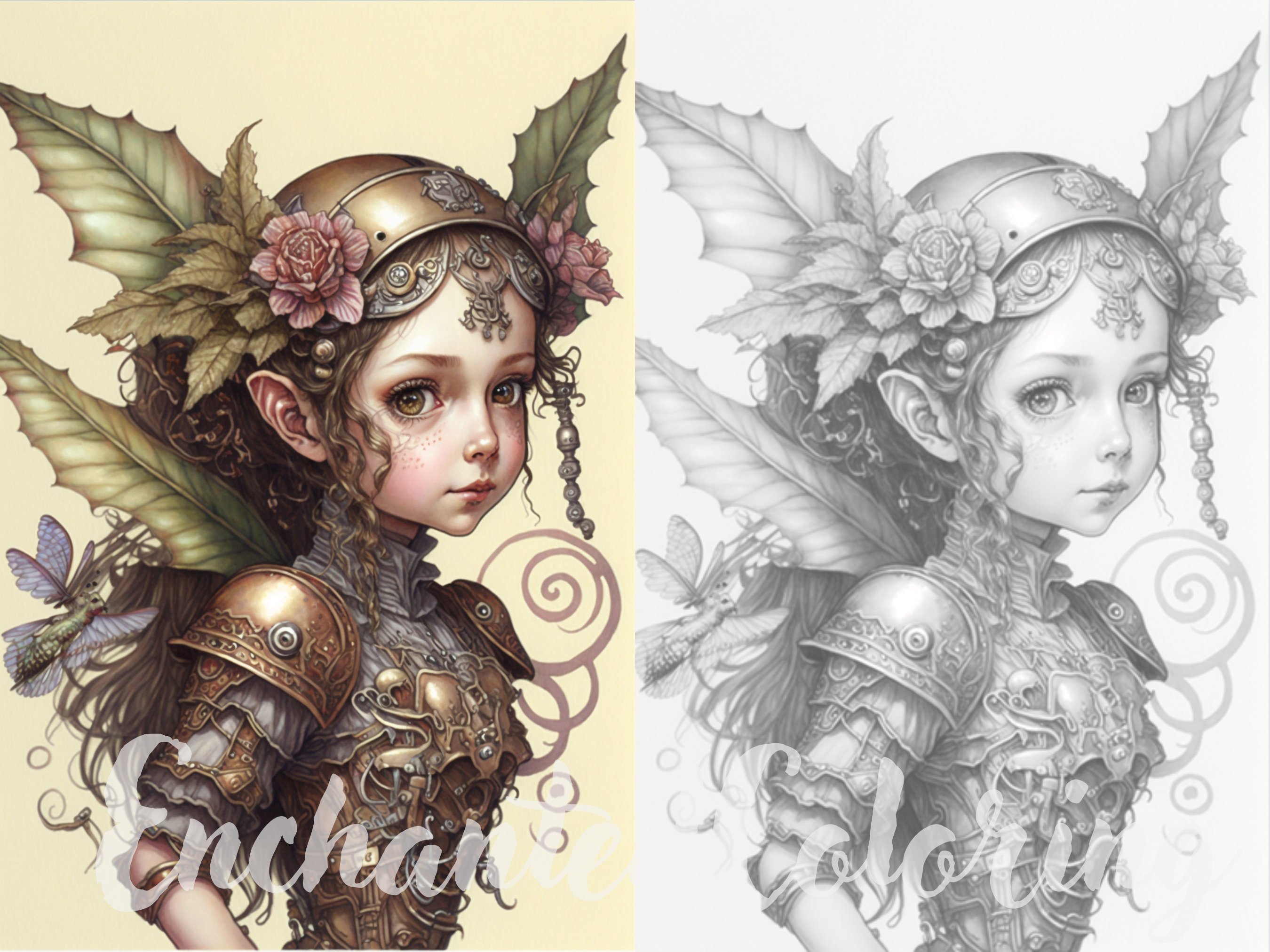 Steampunk Fairy Drawing