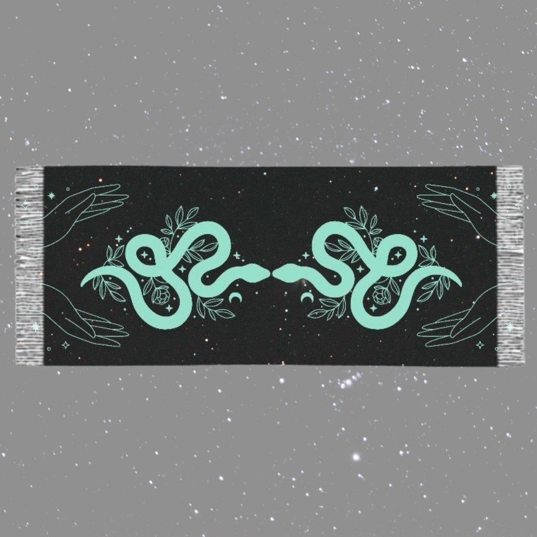 Celestial Snake Rave Pashmina Scarf - Etsy