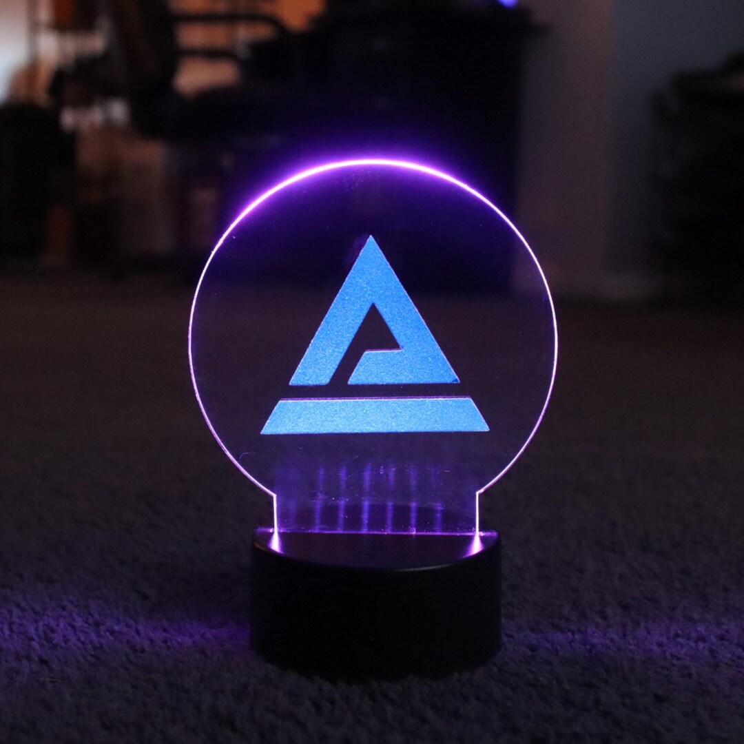 Custom EDM DJ Logo Night Light - Etsy