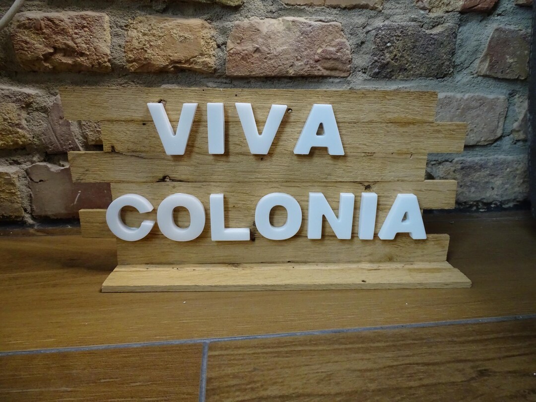 Carnival Decor | VIVA Colonia | Cologne | Wall Decoration | Wooden Sign ...