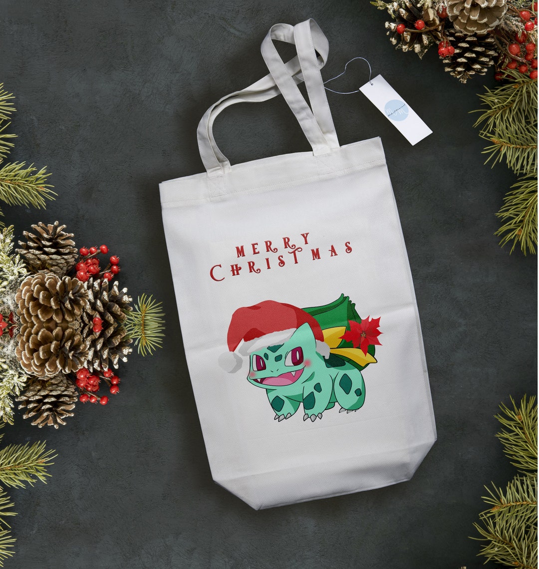 Bulbasaur Inspired Tote Bag/aesthetic Tote Bag/pokemon Fan Art ...