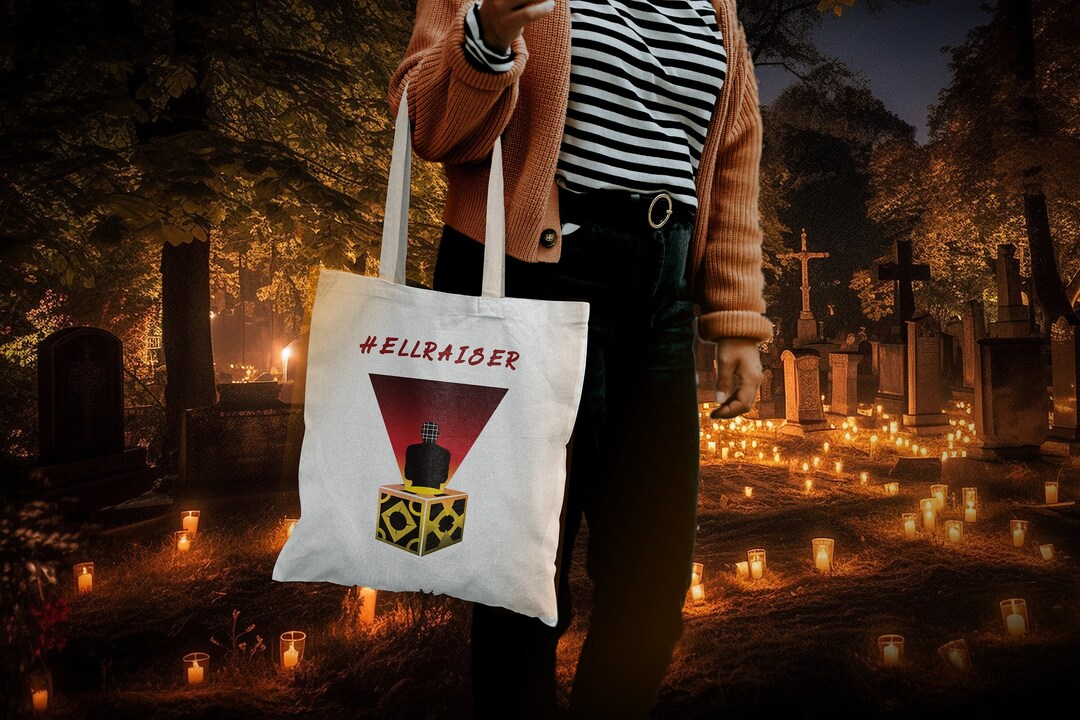 Hellraiser Tote Bag /aesthetic Tote Bag/artsy Tote Bag/horror - Etsy