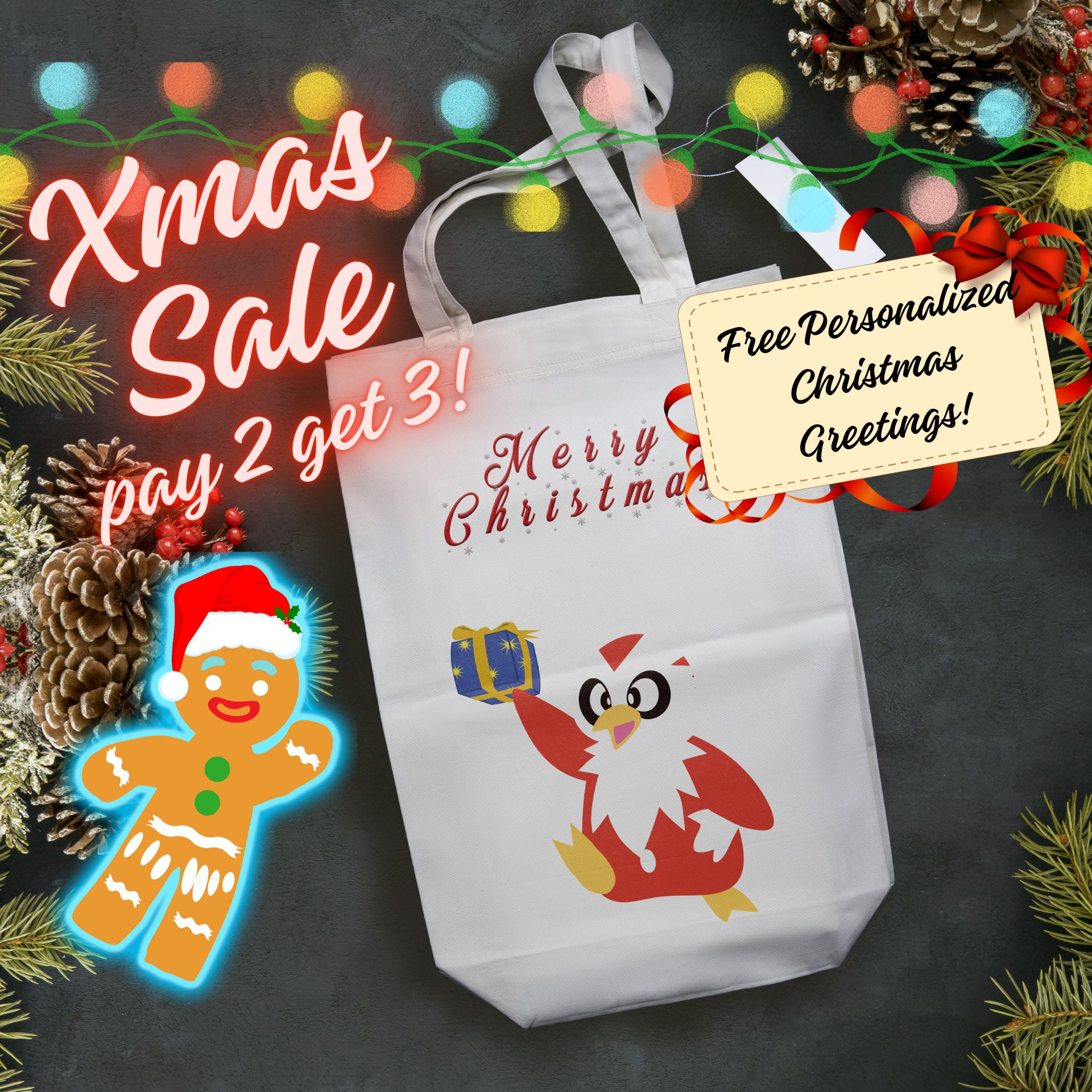 Delibird Inspired Tote Bag/aesthetic Tote Bag/fan - Etsy