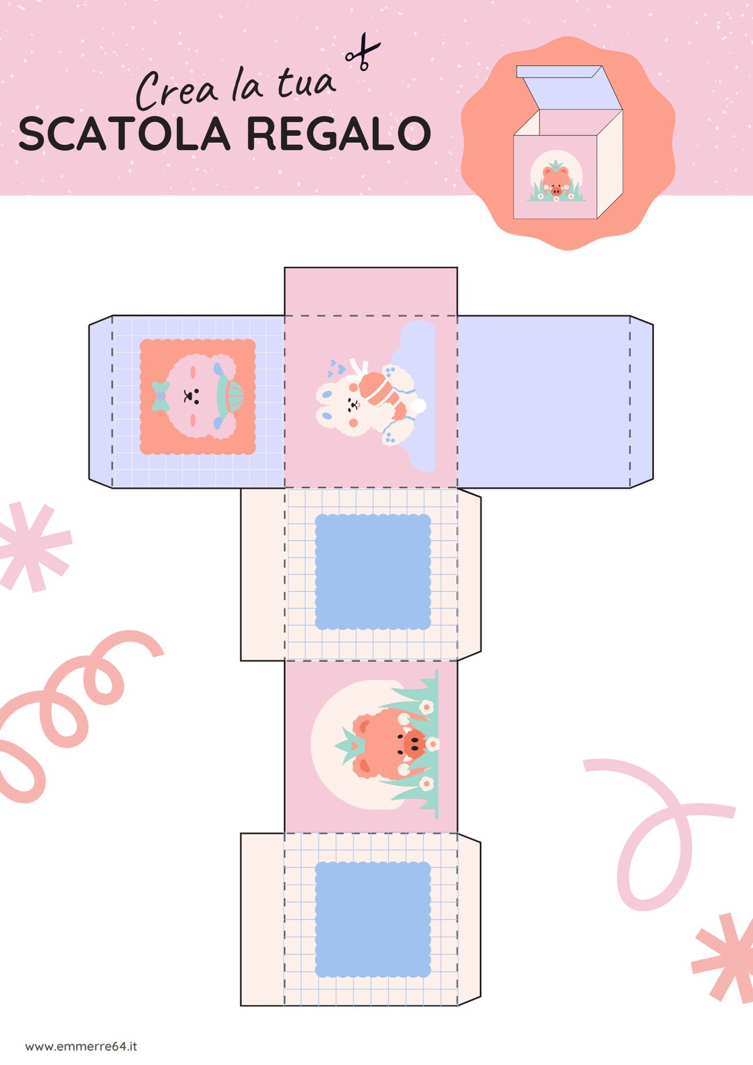 Box Templates: Gift, for Candy, Container - Canva, PSD, PNG, SVG, Dxf ...