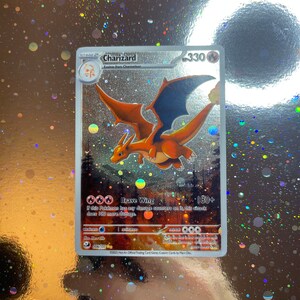 Custom Pokemoncard Charizard Aquarell Style - Etsy