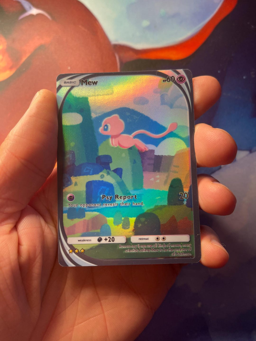 Replica Pokémon TCG Pocket App Card Custom Proxy Mew - Etsy
