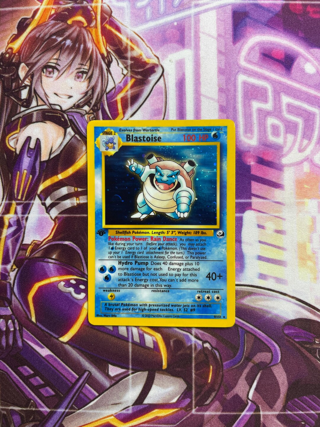 Custom Pocket Creature TCG Card - Base Set BLSTS. - Etsy