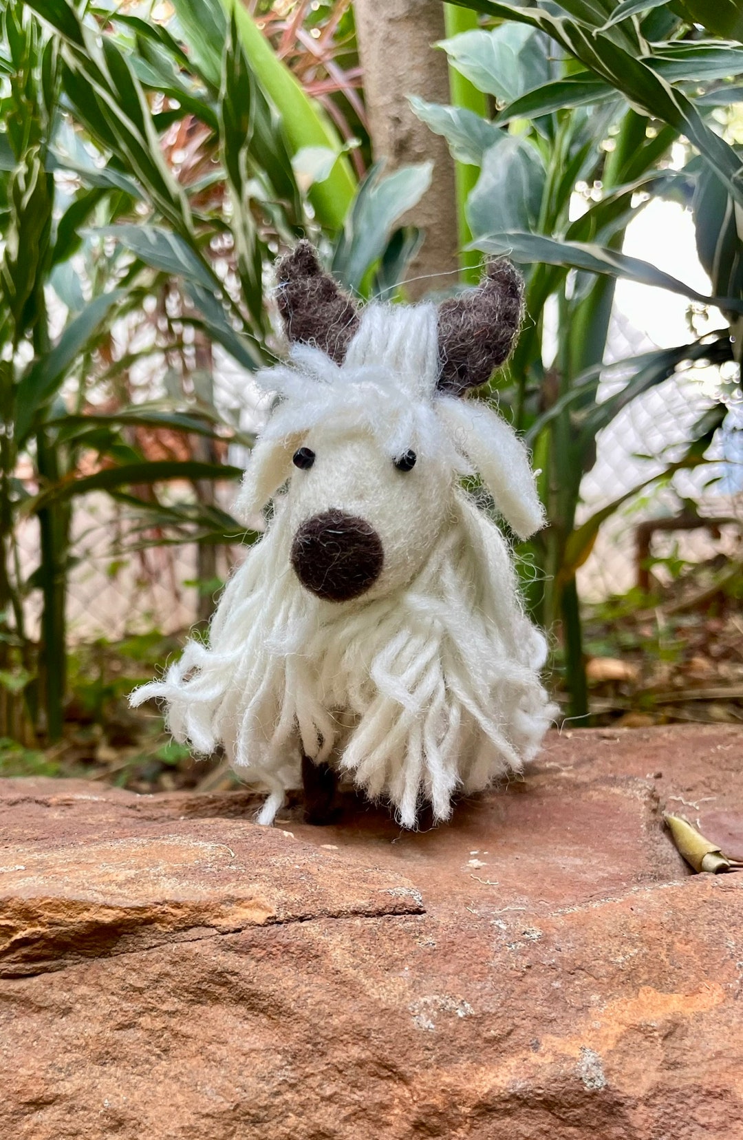 White Felted Yak Himalayan Yak Handmade by Nepali Women Artisans ...