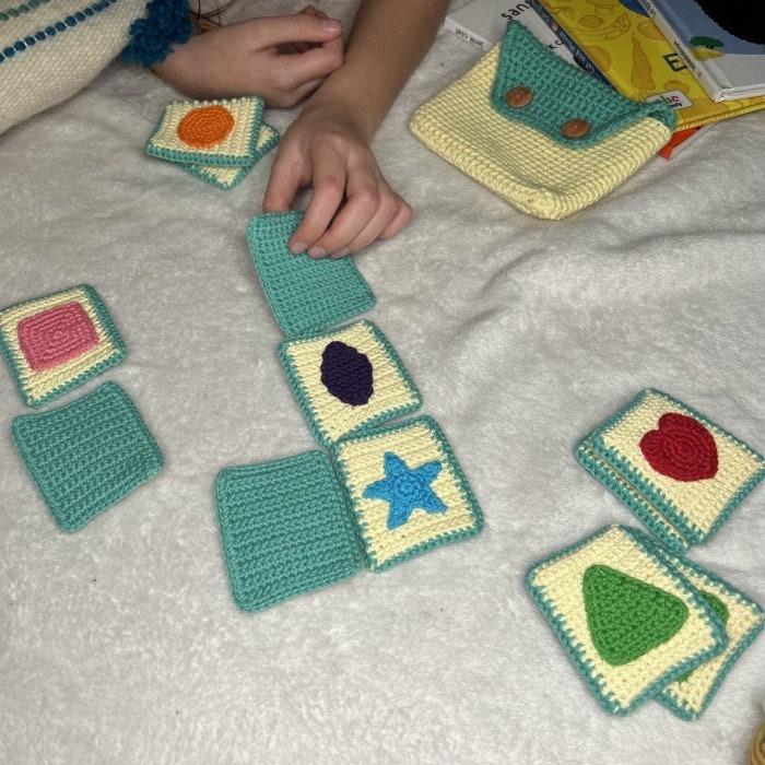 Memory Game, Crochet Pattern, Pattern Pdf 5 Languages - Etsy