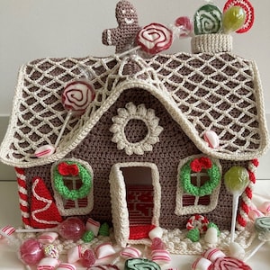 Gingerbread House, Pdf,crochet Pattern - Etsy