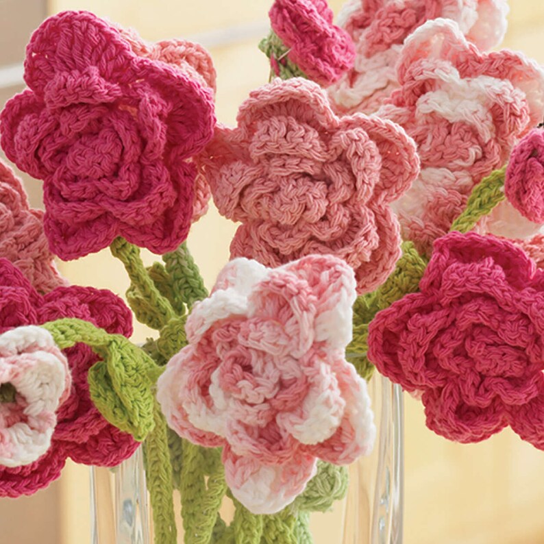 Crochet Rose Pattern Crochet Pattern Roses for Wedding - Etsy