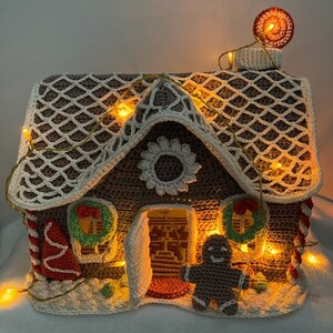 Gingerbread House, Pdf,crochet Pattern - Etsy
