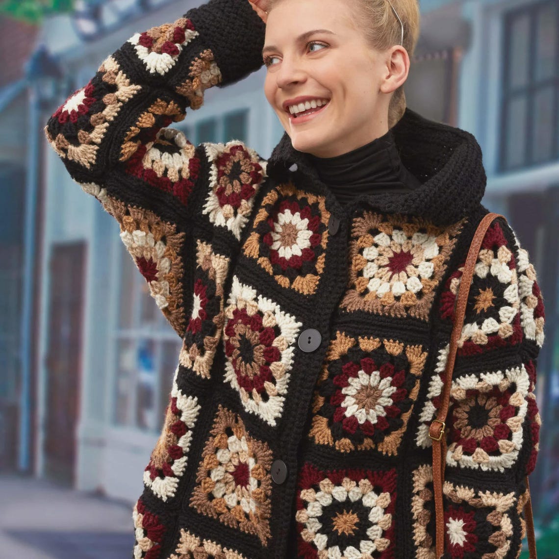 Crochet Coatigan in Grannies Pattern - Etsy