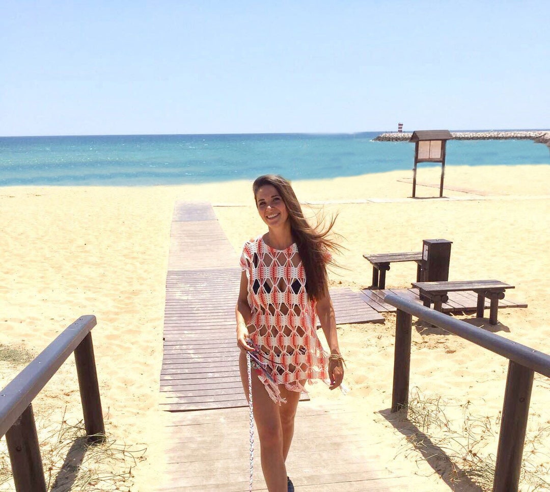 Beach Dress-dress Pattern-beach Dress Pattern-crochet Pattern-woman ...