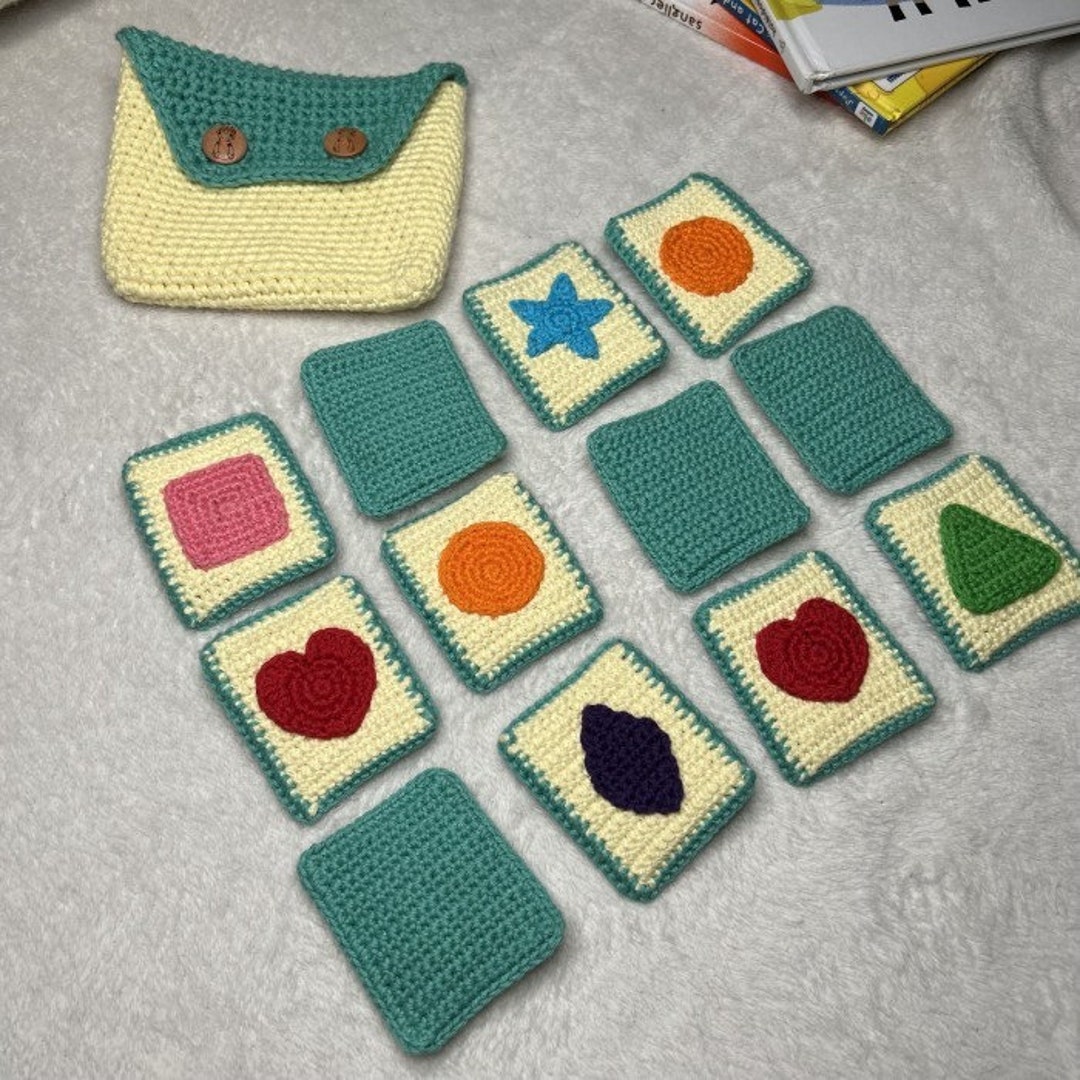 Memory Game, Crochet Pattern, Pattern Pdf 5 Languages - Etsy