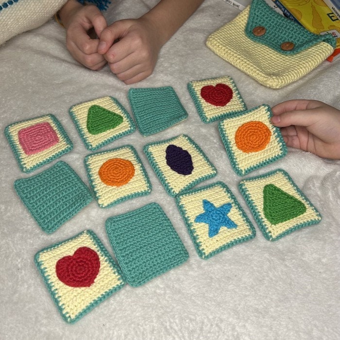 Memory Game, Crochet Pattern, Pattern Pdf 5 Languages - Etsy
