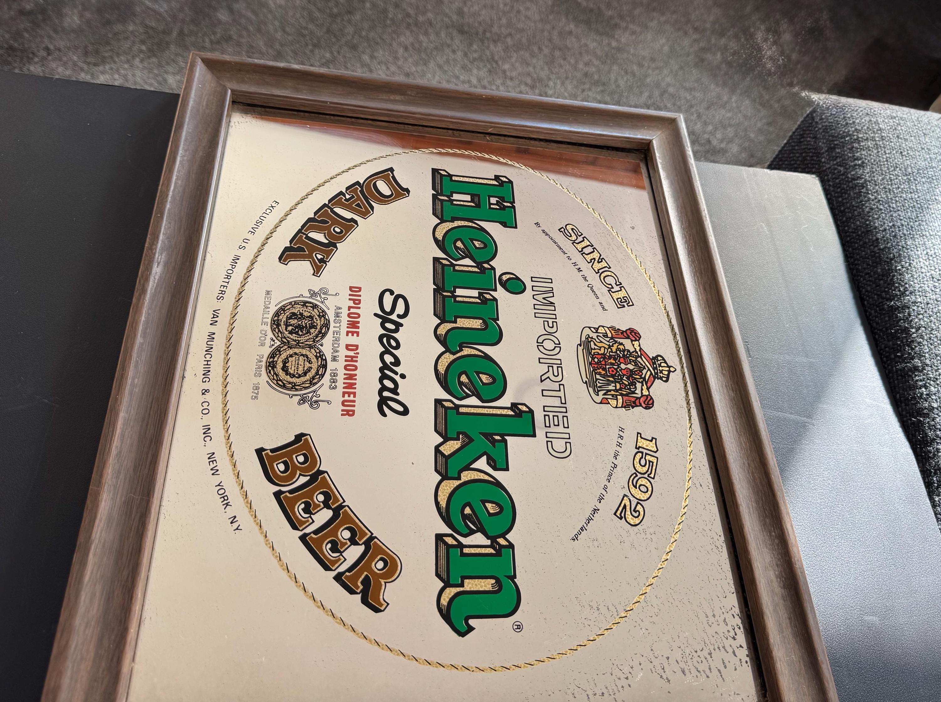 Heineken “special Dark Beer” Sign - Etsy