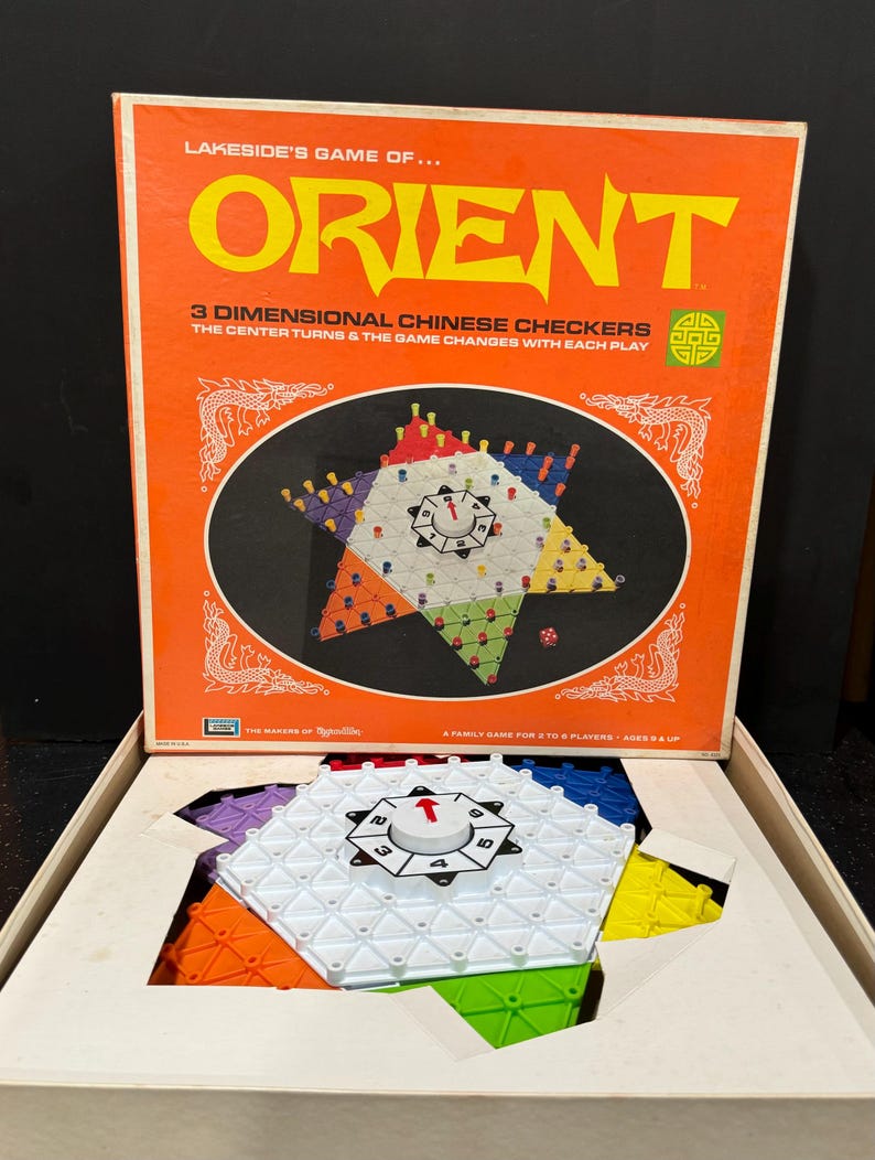Vintage Lakeside Orient Board Game - Etsy