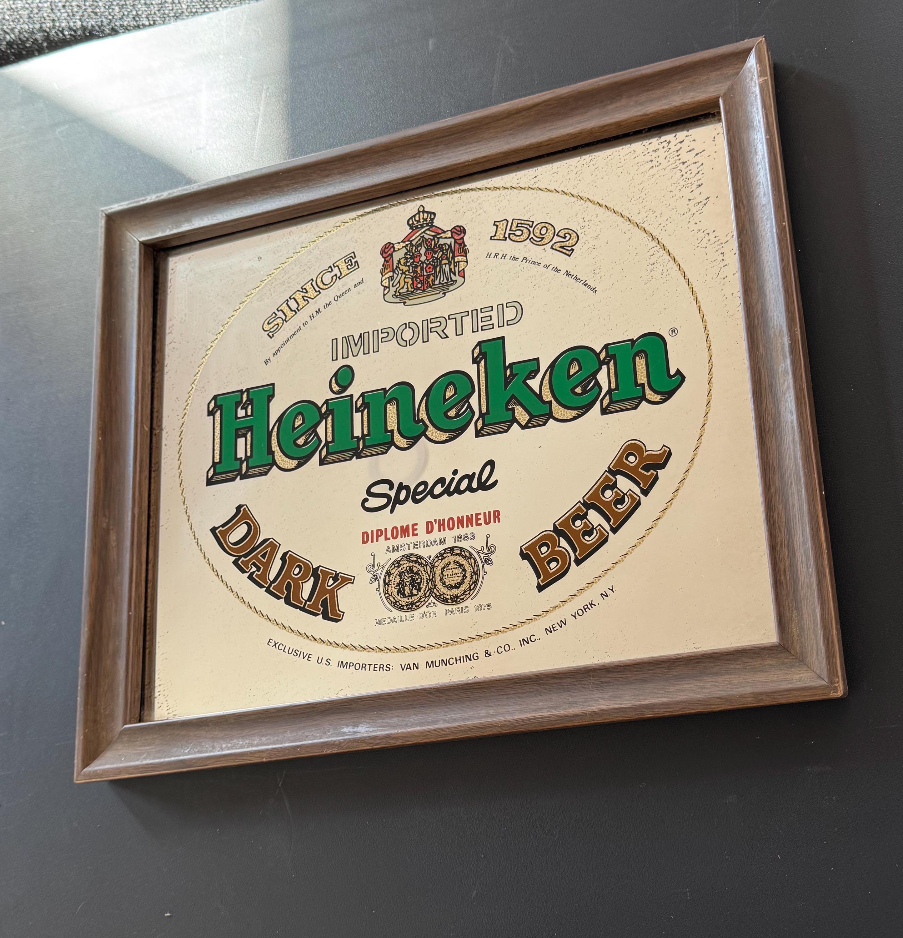 Heineken “special Dark Beer” Sign - Etsy