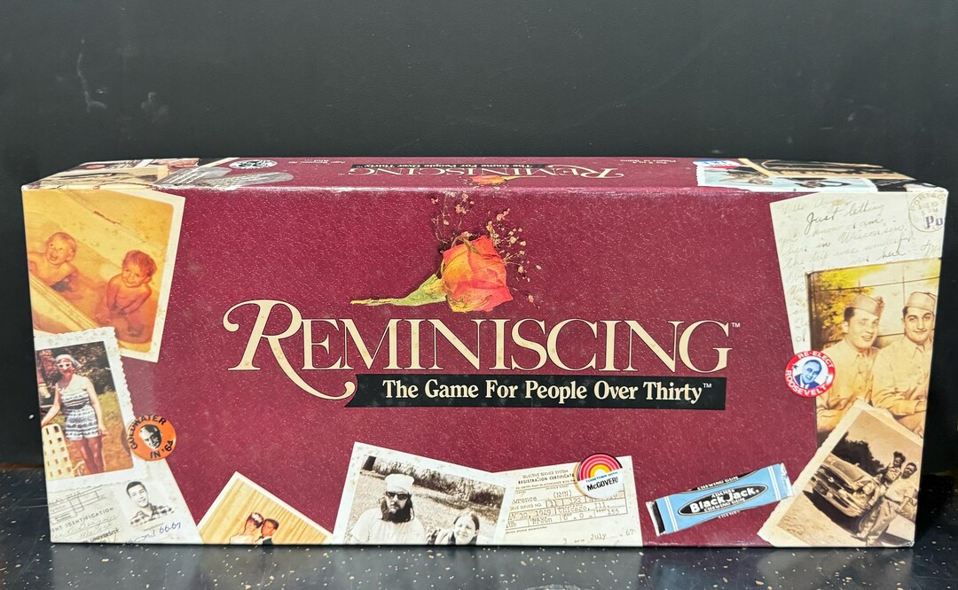 Vintage Reminiscing Board Game - Etsy