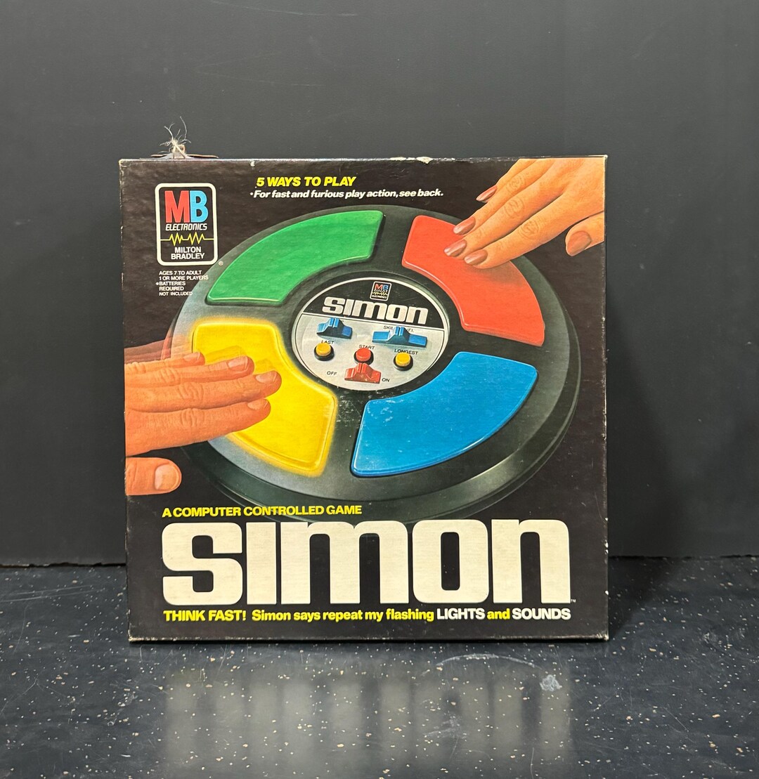 Vintage Electronic Simon Game Batteries Included Etsy