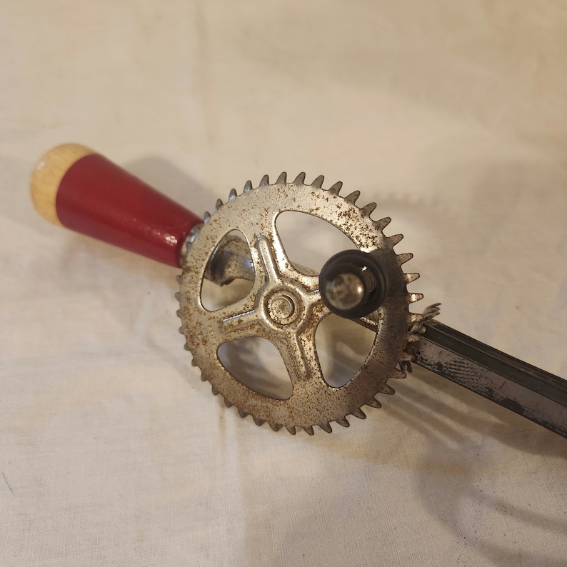 Ekco Hand Beater W/red Handle - Vintage - Etsy