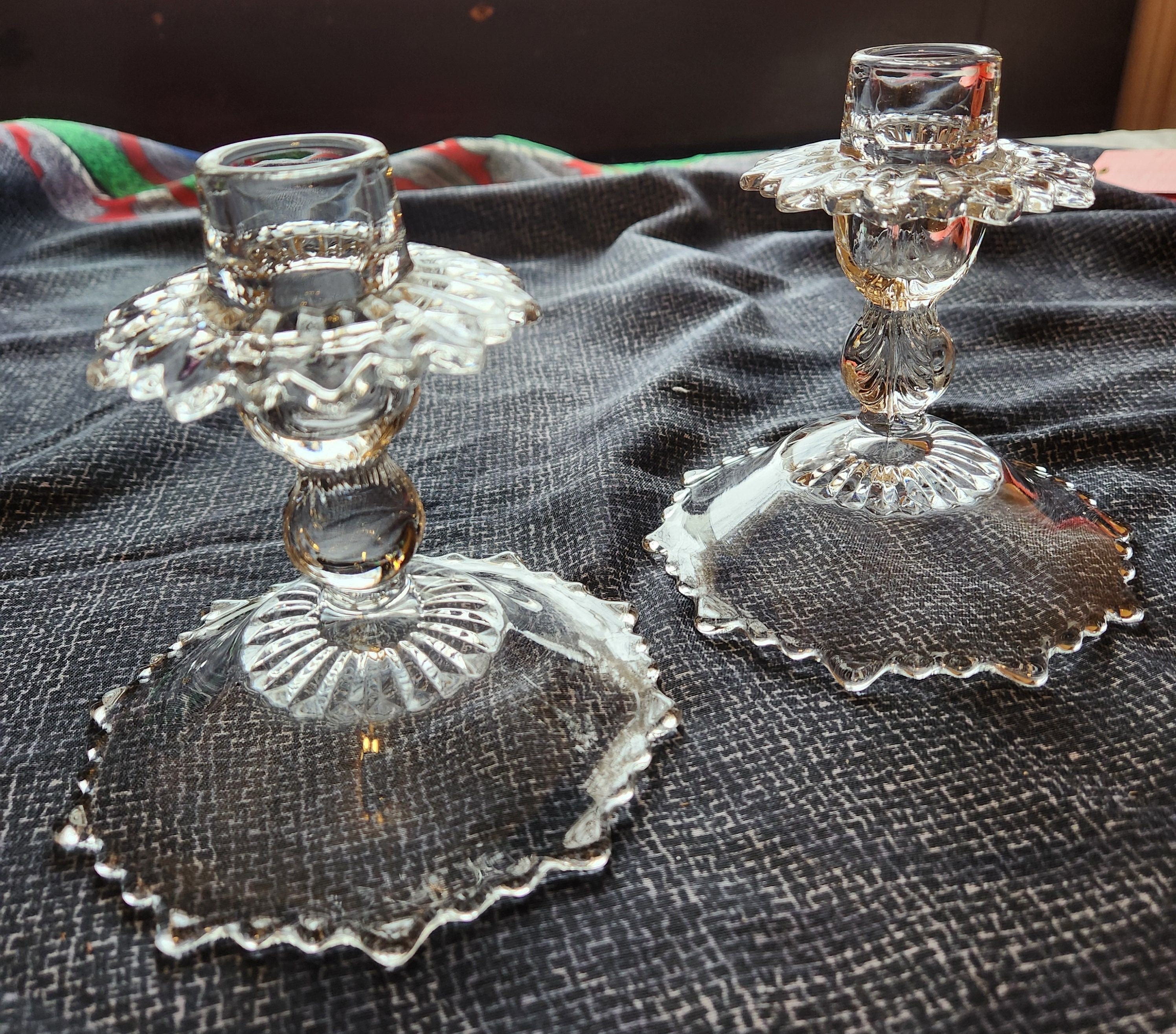Cambridge Martha Candlestick Pair - Etsy