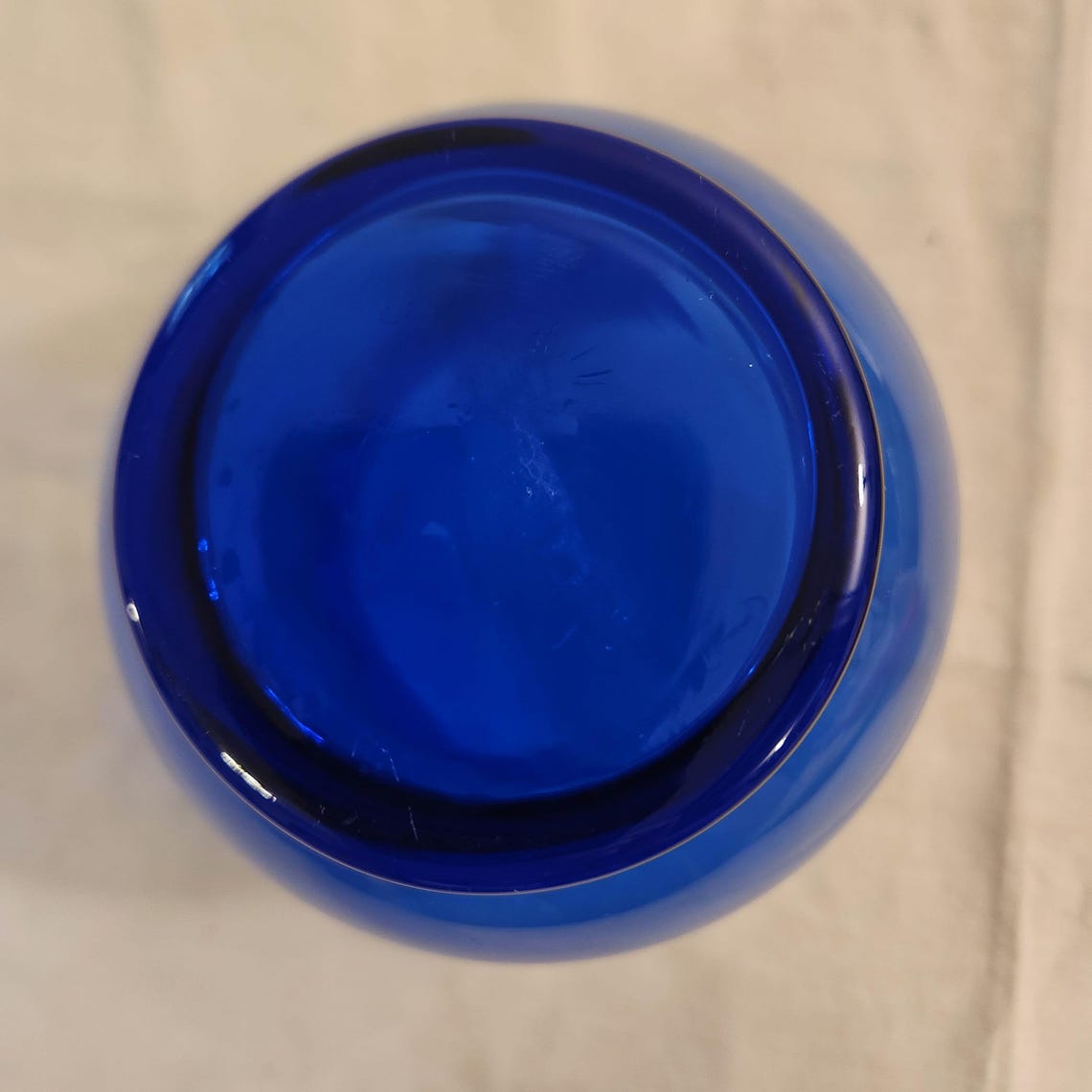 Anchor Hocking Blue Glass Vase - Etsy