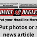 Custom Spider-man Daily Bugle Digital Newspaper Template - Version 2 - Etsy