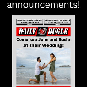 Daily Bugle Custom Made Newspaper, Finished and Ready to Print - Etsy