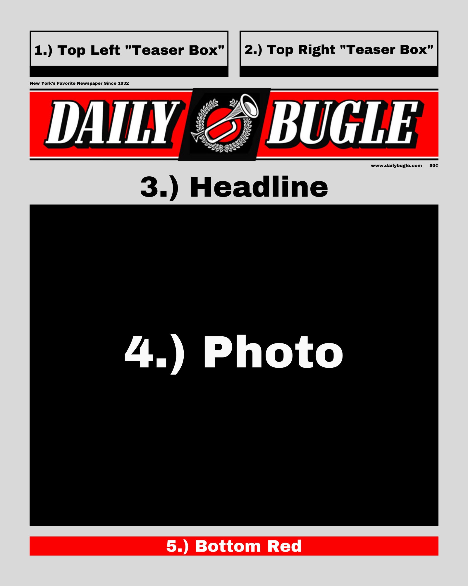 Daily Bugle Custom Made Newspaper, Finished and Ready to Print - Etsy