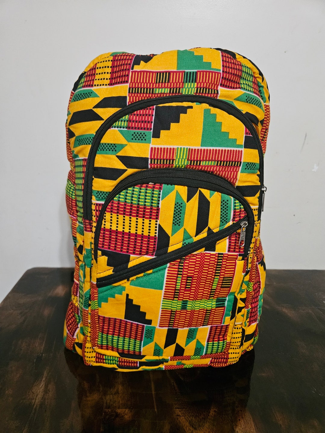 Kinte African Print Backpack - Etsy