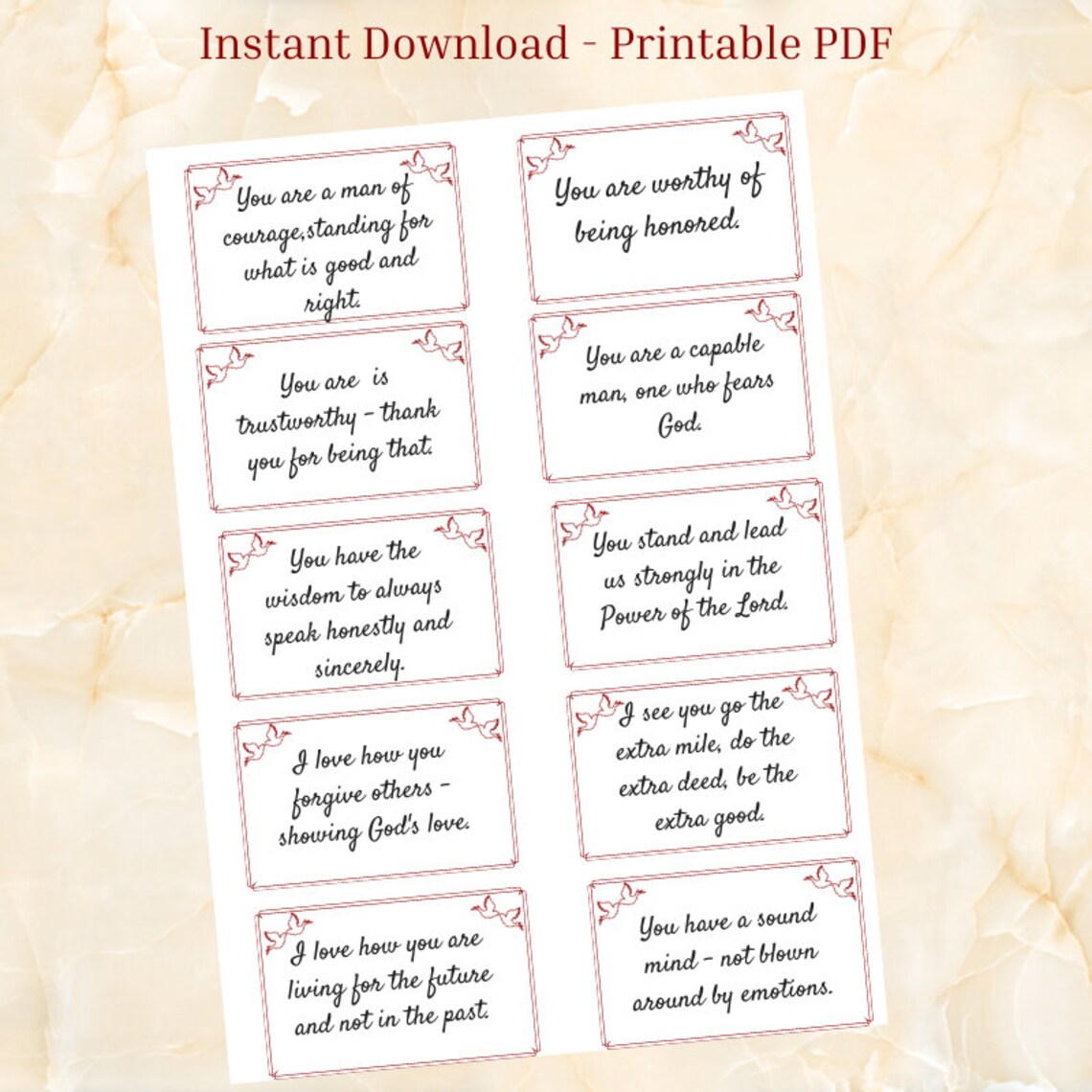 Love Notes Printable | Love Notes Cards | Mini Love Messages ...