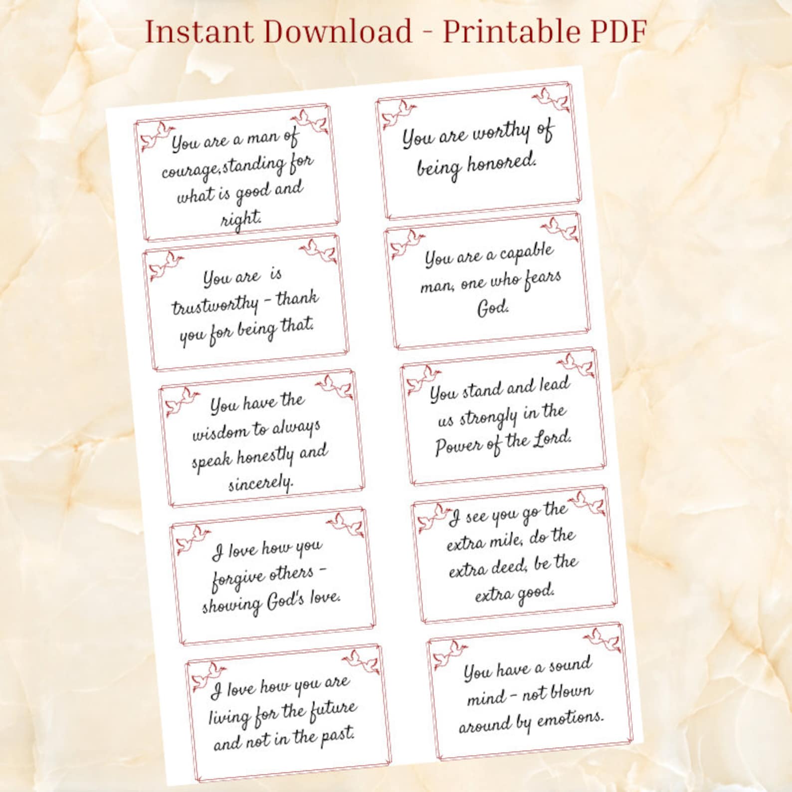 Love Notes Printable | Love Notes Cards | Mini Love Messages ...