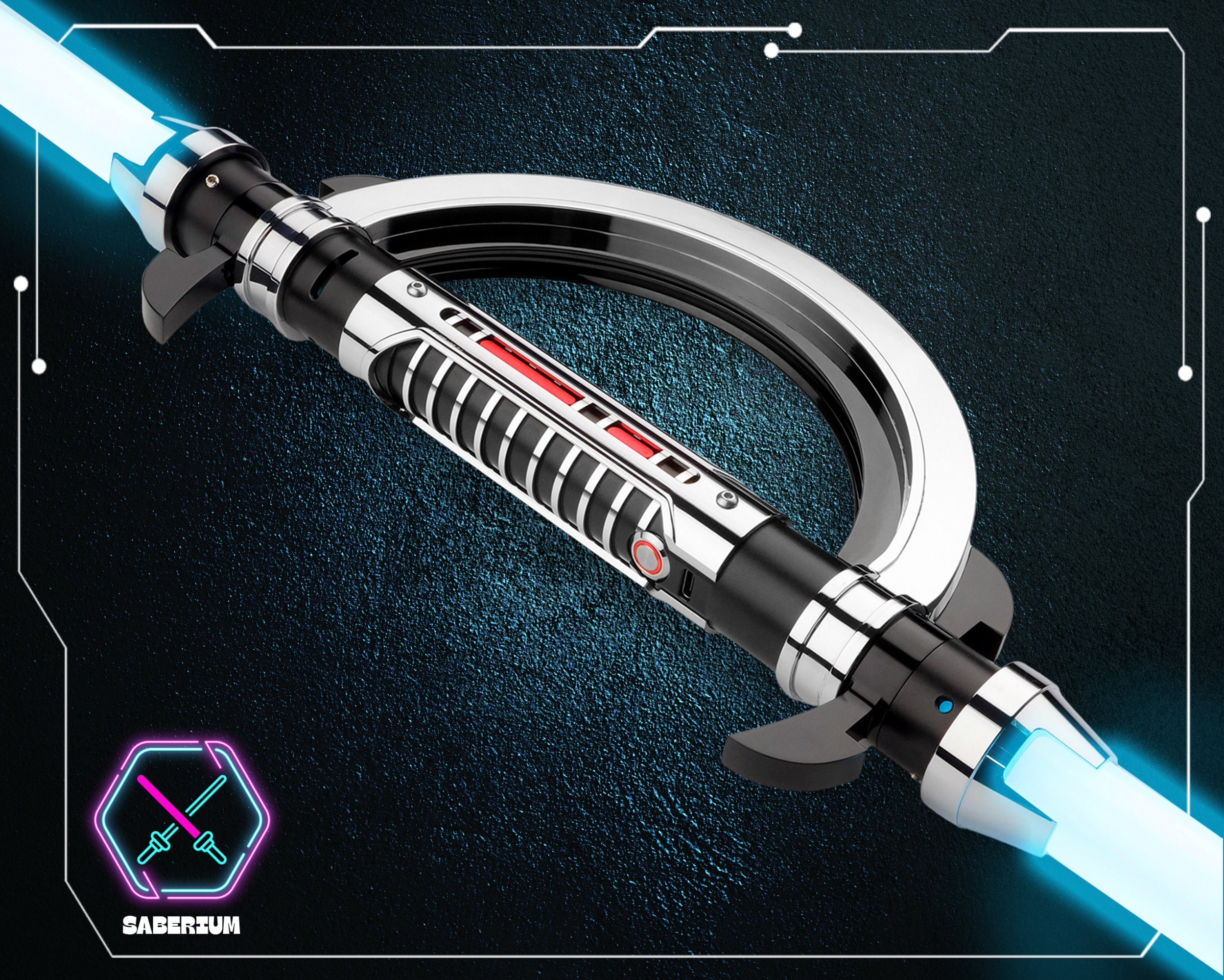 Grand Inquisitor's Neopixel Lightsaber Double Blade Baselit, Xenopixel ...