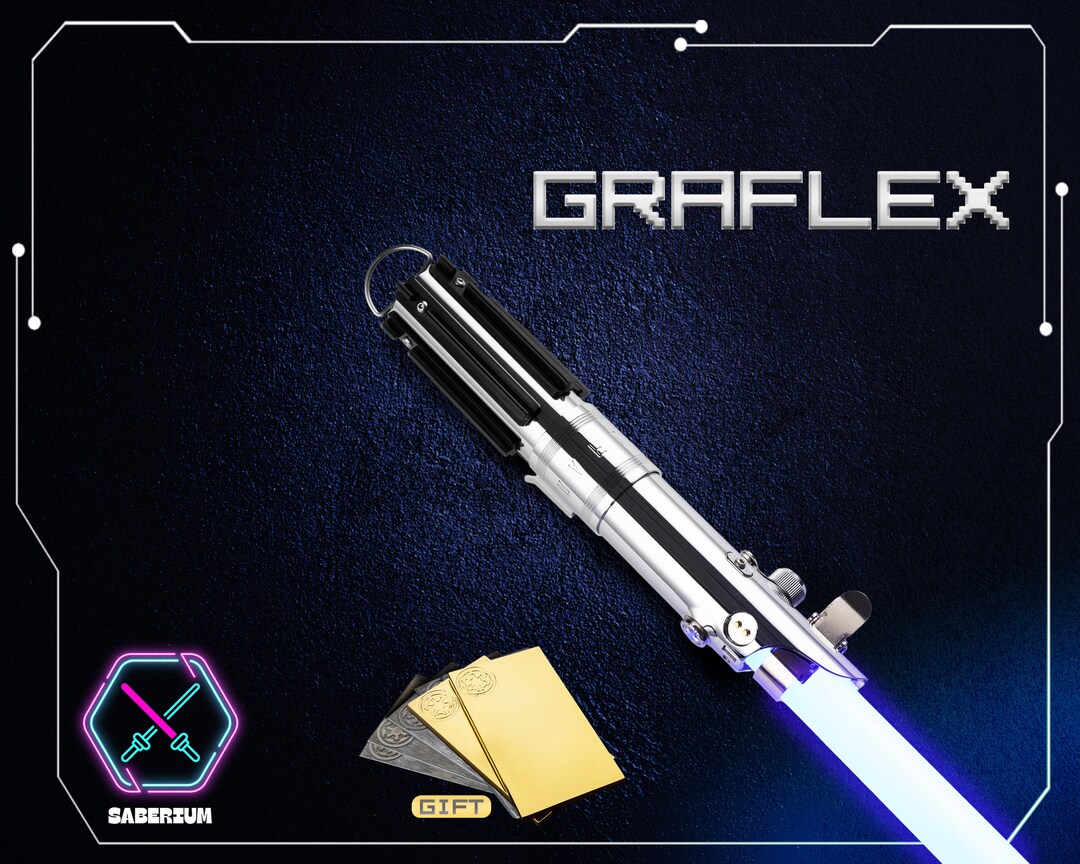 GRAFLEX Anakin Neopixel Light Saber With Bluetooth, Blade and Hard Case ...