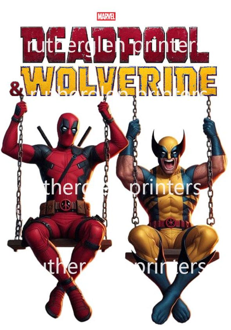 Deadpool and Wolverine Digital Print - Etsy