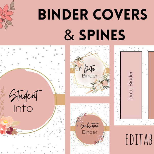 Binder Spine - Etsy