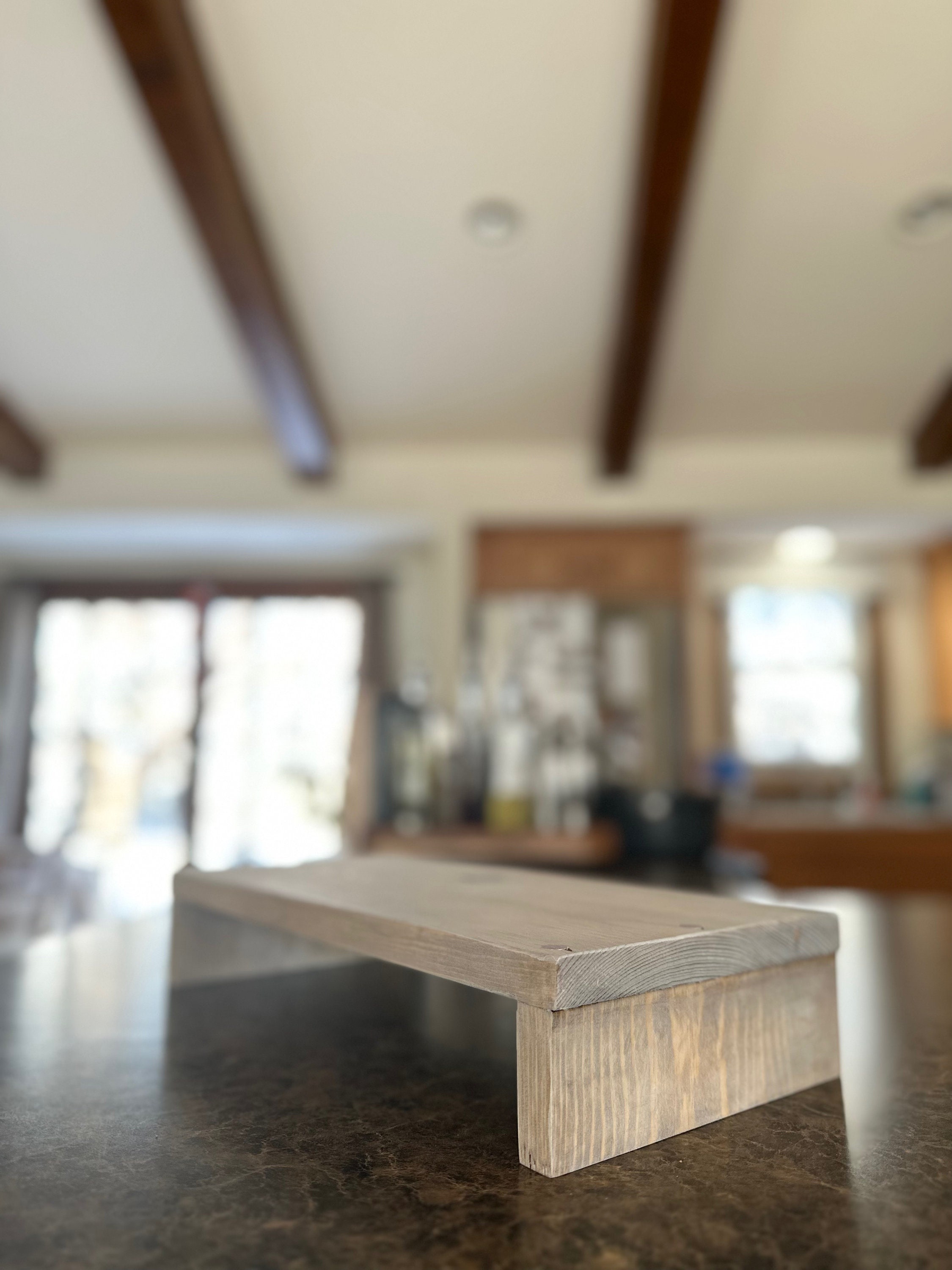 Table Riser, Boho, Japandi, Dining Room, Kitchen, Display, Wood ...