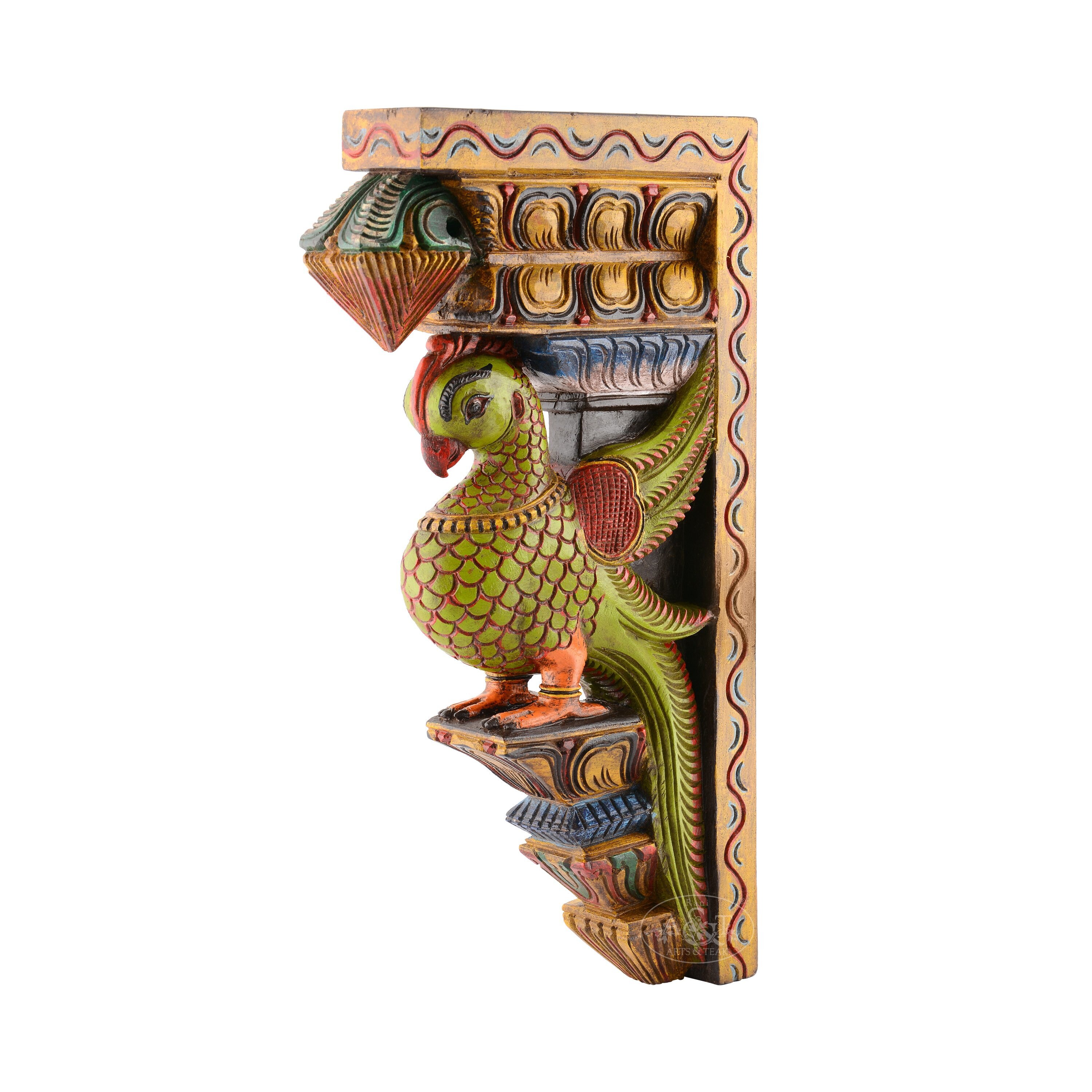 Wooden Parrot Wall Brackets corbels Traditional South - Etsy