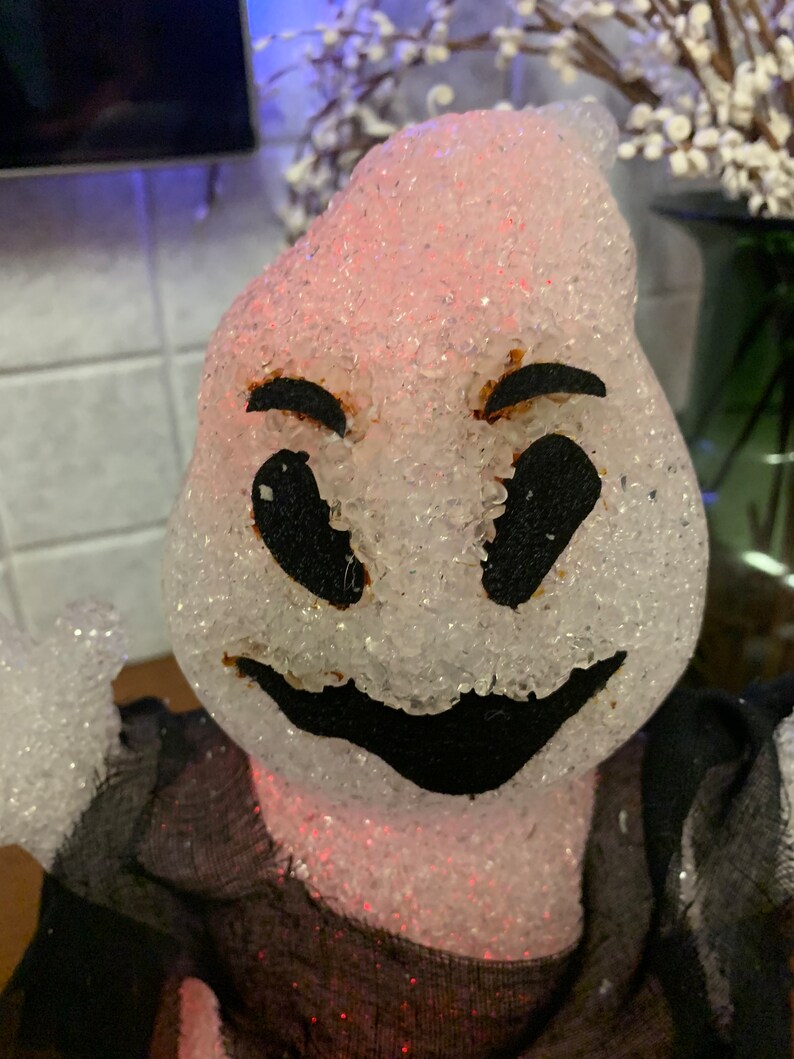 Melted Popcorn Ghost Light - Etsy