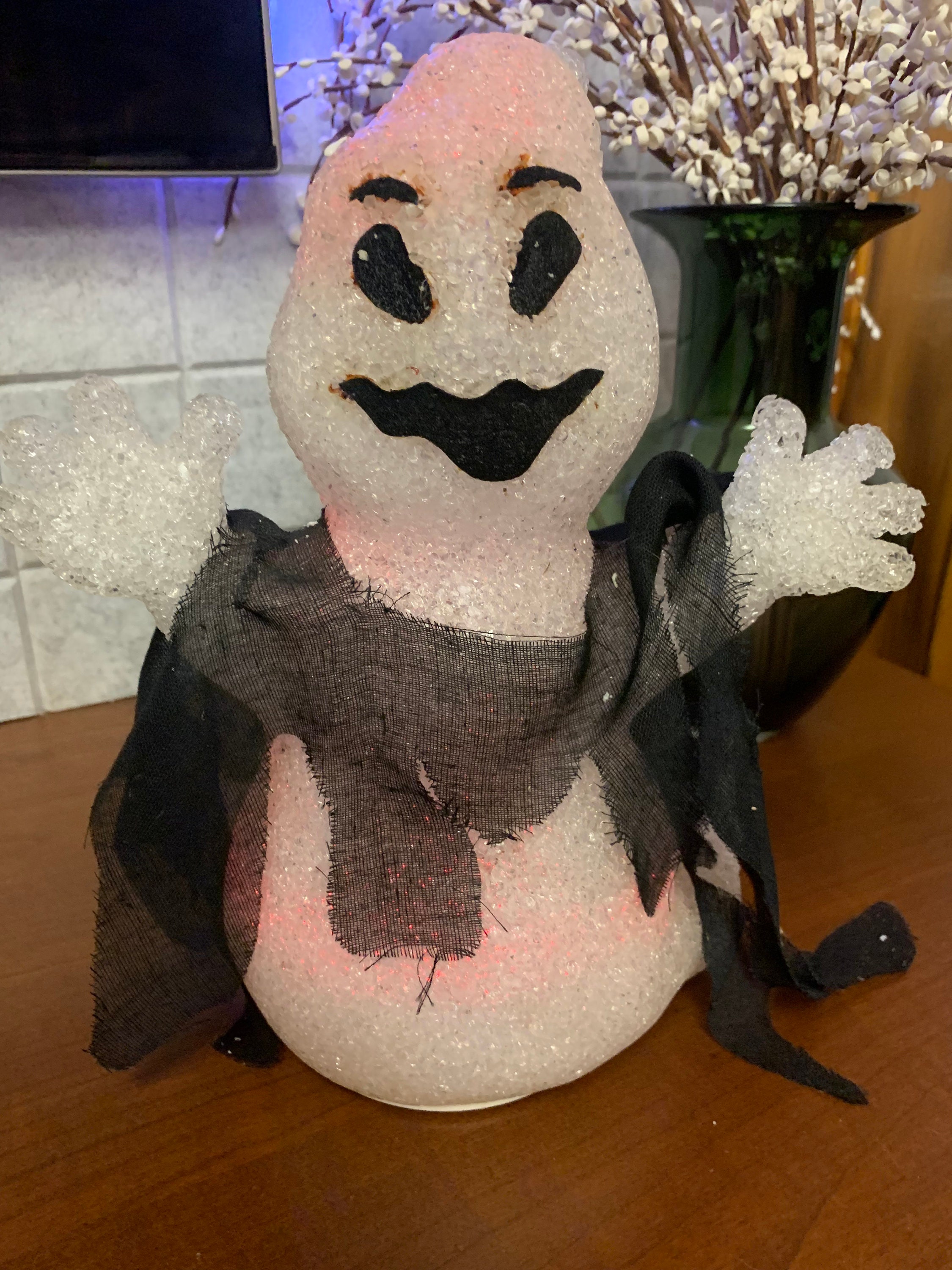 Melted Popcorn Ghost Light - Etsy