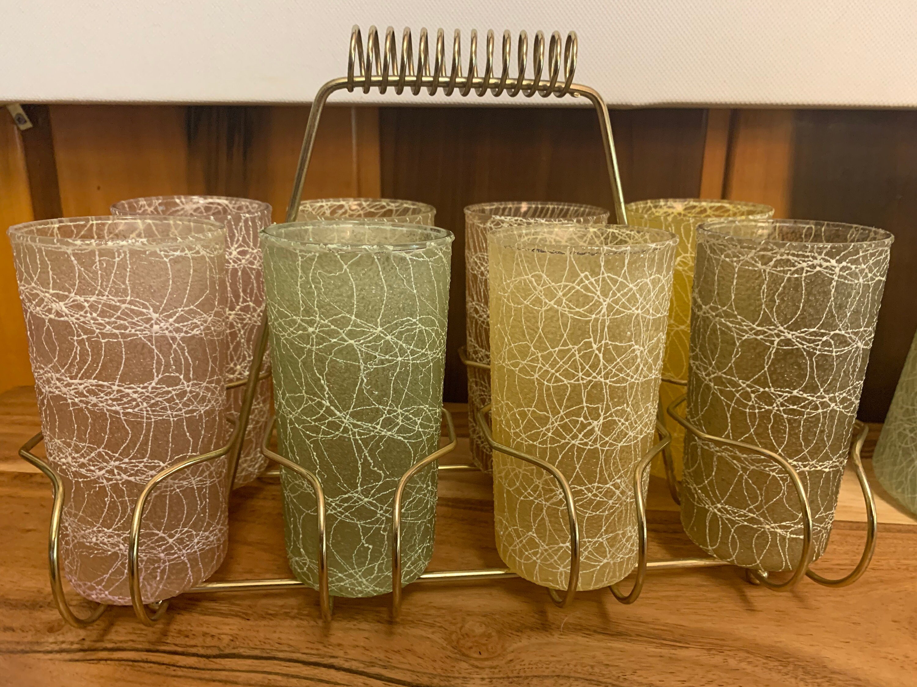 Spaghetti String Pitcher & Glass Set - Etsy